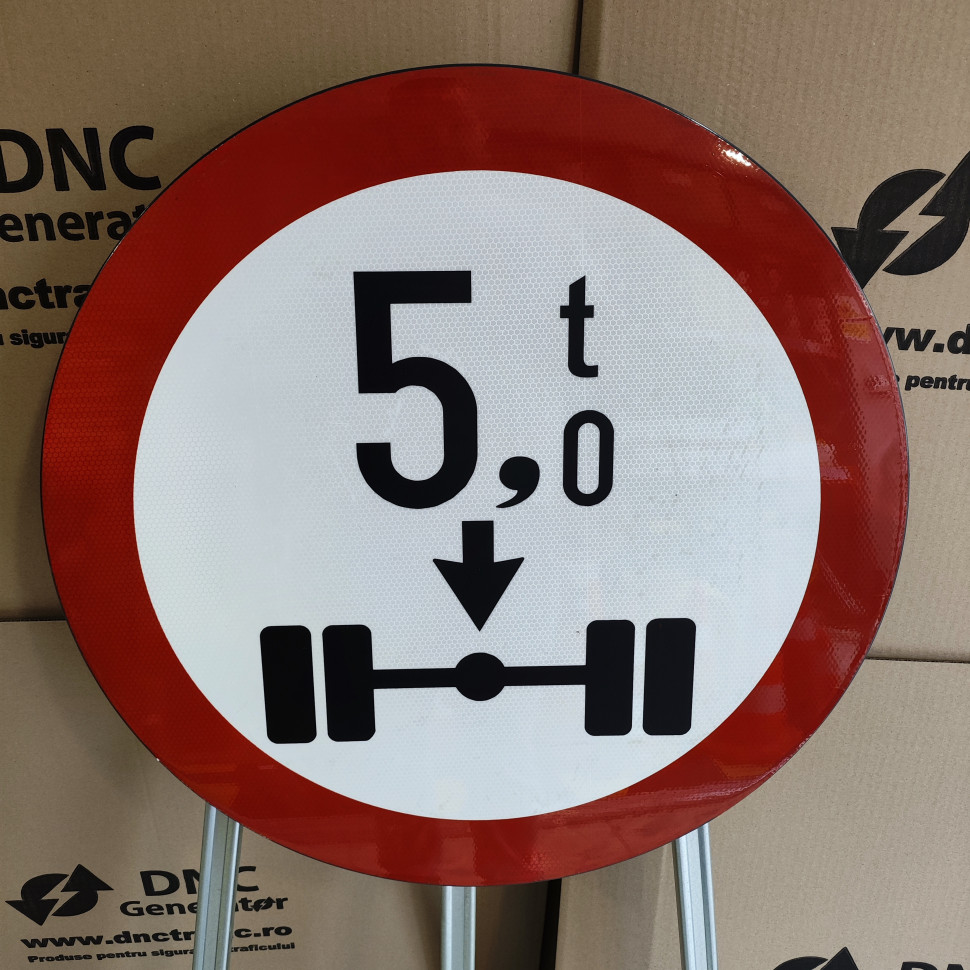 Accesul interzis vehiculelor cu masa mai mare de 5t pe osia simpla ...
