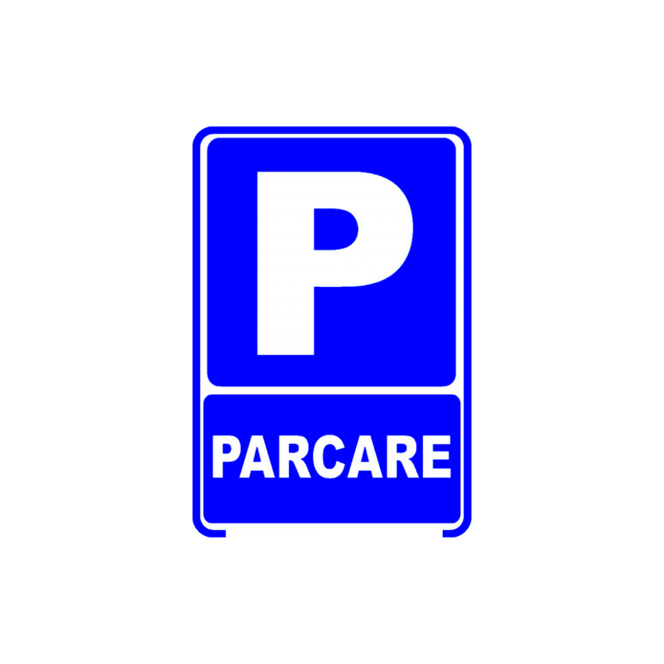 Parcare, semn din plastic, 20x30cm ― DNC Trafic