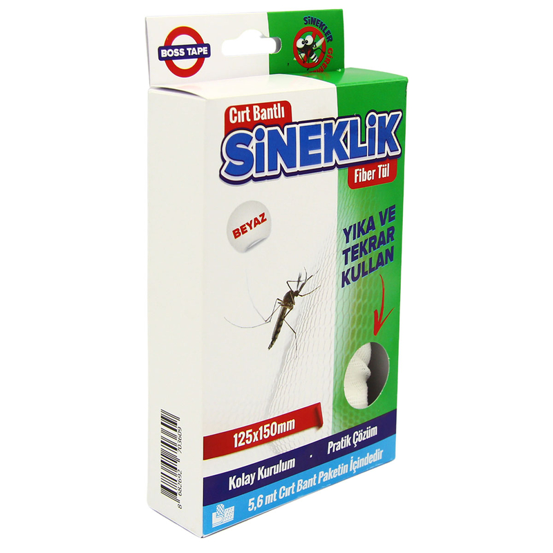 Plasa anti-tantari pentru ferestre, 125 x 150cm, alb ― DNC Trafic