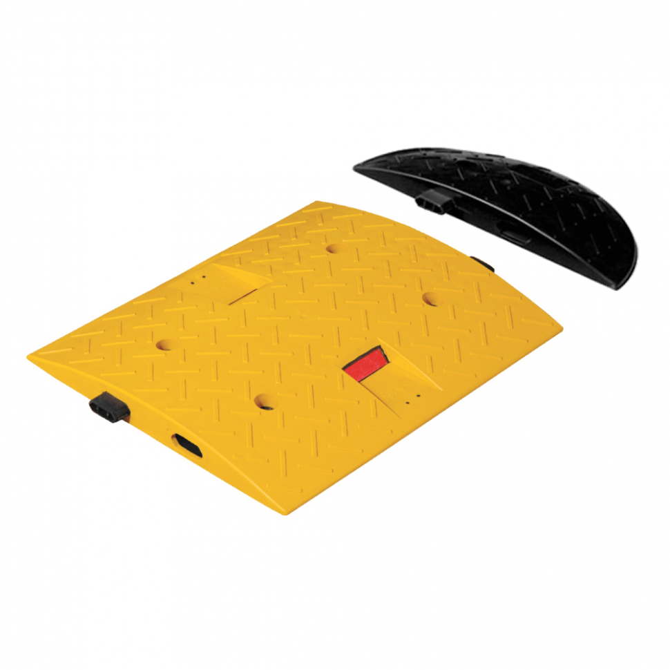 Limitator de viteza, inaltime 4cm, limitare 30km, catadioptrii, culori ...